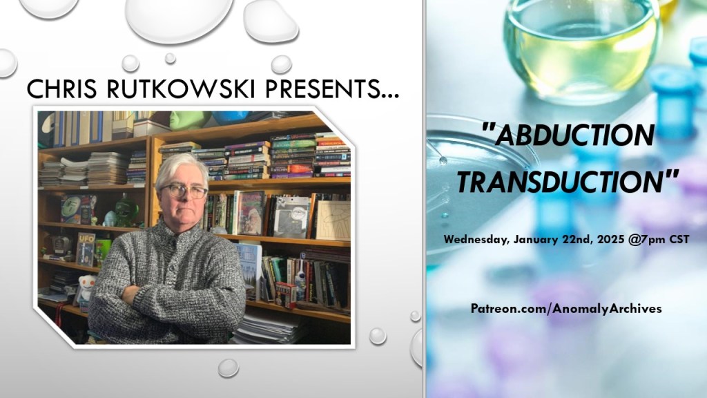 Anomaly Academy 2025-01 – Jan – Chris Rutkowski | Anomaly Archives