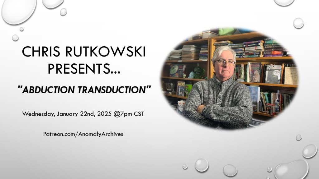 Anomaly Academy 2025-01 – Jan – Chris Rutkowski | Anomaly Archives
