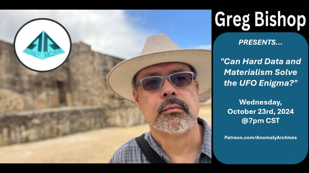 Anomaly Academy 2024-10 – Oct – Greg Bishop | Anomaly Archives