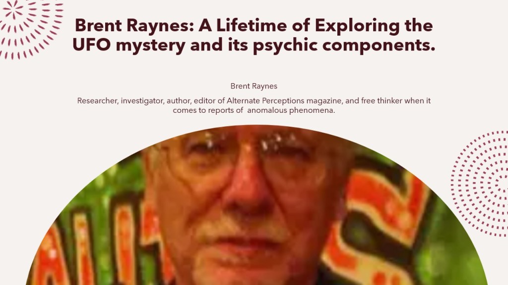 Anomaly Academy Lecture with Brent Raynes: June 29th, 2024 | Anomaly Archives